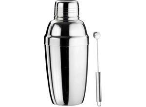 8007163302172 - Cocktail Shaker PINTINOX Bar Professional silberfarben (edelstahlfarben) Baraccessoires Weinaccessoires inkl Mixlöffel spülmaschinengeeignet