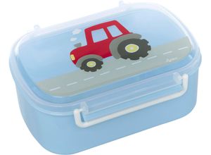 4001190252008 - Lunchbox SIGIKID Traktor blau Kinder Gr B H L 17cm x 7cm x 11cm blau Lebensmittelaufbewahrungsbehälter