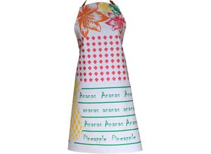 4019665095265 - Kochschürze STUCO Tropic Fruits Schürzen bunt (pink orange grün gelb) Topflappen Topfhandschuhe Küchenschürzen Schürzen