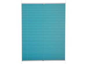 4260130362119 - Plissee K-HOME Klemmfix Pisa Plissees Gr 210 cm zweiseitig verschiebbar 70 cm blau (eisblau) Plissees ohne Bohren Plissee