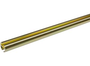 4016318286575 - Innenlaufprofil Gr 1 gold (goldfarben matt) L120cm Ø16cm Gardinenstangenhalterungen 1-läufig im Fixmaß Ø 16 mm