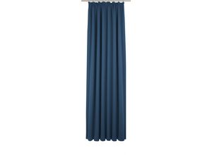 4004567521578 - Vorhang WIRTH Umea Gr 1 blau (dunkelblau) B132cm H145cm Jacquard Polyester Gardinen