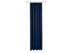 4032107171310 - Vorhang VHG Leon Gardinen Gr 160 cm Kräuselband 145 cm blau (dunkelblau) Kräuselband Verdunkler Energie sparendWärmeschutzblickdichtverschiedene Größen