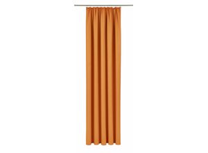 4032107172072 - Vorhang VHG Leon Gardinen Gr 160 cm Kräuselband 145 cm orange (pastell orange) Kräuselband Verdunkler Energie sparendWärmeschutzblickdichtverschiedene Größen