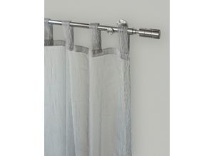 9002777098724 - Gardinenstange GARESA Lisa Gr 1 silber (edelstahlfarben) L120cm Gardinenstangen Fixlänge 120 160 und 200 cm OHNE Ringe