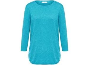 4061389098107 - Rundhals-Pullover aus Seide und Kaschmir Seide Kaschmir blau 48