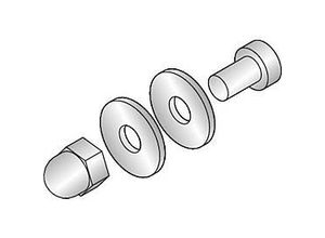 4055404531427 - C+P Schrankverbindungs-Set für Evolo Plus Spinde Metall silber
