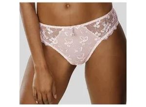 4057651431185 - Slip LASCANA Damen Gr 44 46 rosa (rosé creme) Microtouch Obermaterial 50% Polyamid 30% Polyester 20% Elasthan Unterhosen Dessous mit schöner Blümchen-Stickereispitze