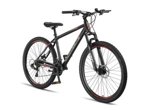 4260647782080 - Licorne Bike Guide Premium Mountainbike in 20 24 und 26 Zoll - Fahrrad für Mädchen Jungen Herren und Damen - Shimano 21 Gang-Schaltung Kinderfahrrad Kinder FarbeSchwarz Rot Zoll2900