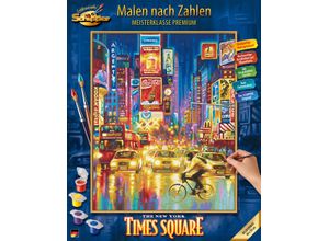 4000887918159 - Malen nach Zahlen SCHIPPER Meisterklasse Premium - New York Times Square Malvorlagen bunt Kinder Basteln Malen Kosmetik Schmuck Made in Germany