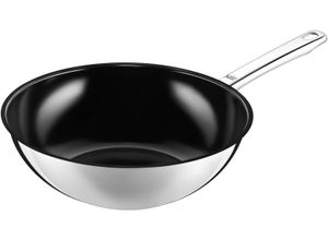 4004633263753 - Wok SILIT Wuhan Wokpfanne Induktion Ø 28 cm schwarz (edelstahlfarben schwarz) Ø28cm Pfannen ideal für scharfes Anbraten für alle Herdarten geeignet