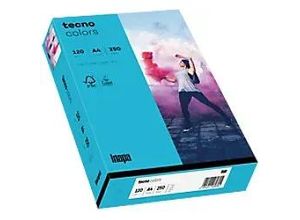 4011211078265 - Farbiges Kopierpapier tecno colors DIN A4 120 g m² blau 1 Paket = 250 Blatt