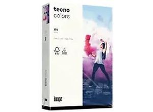 4011211078746 - Farbiges Kopierpapier tecno colors DIN A4 160 g m² weiß 1 Paket = 250 Blatt