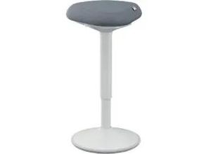 4002432138425 - Ergo Active Stehhhocker mit Komfortsitz Grau Standing desk stool - 100% recyceltes Material - Bis zu 110 kg