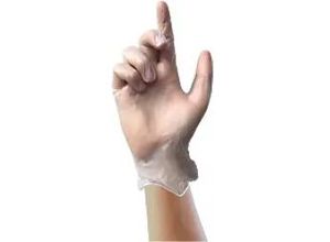 5060264111237 - UNICARE Einweg Handschuhe Vinyl Ungepudert Medium (M) Transparent 100 Stück