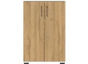 4005949424708 - Aktenschrank Profi 20 2 Einlegeböden 3 OH B 800 x T 400 x H 1230 mm Grandson-Eiche weiß