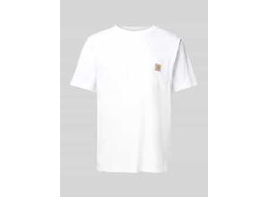 4064958209065 - T-Shirt mit Label-Patch Modell POCKET