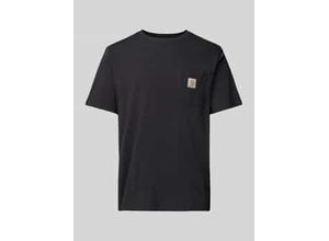 4064958209256 - T-Shirt mit Label-Patch Modell POCKET