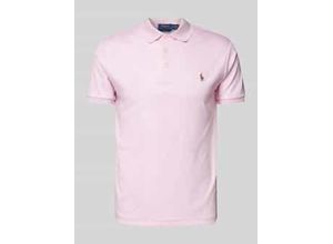 3616853652241 - Poloshirt mit Label-Stitching