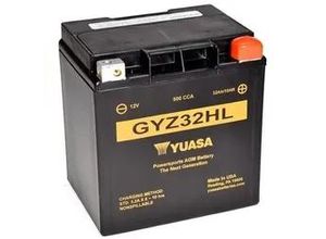 0048493750002 - YUASA GYZ32HL 12V 32Ah 500A Starterbatterie 34Ah für HARLEY-DAVIDSON MC