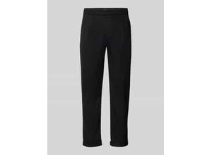 4068444802402 - Tapered Fit Bundfaltenhose mit Strukturmuster