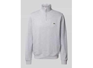 3614039995236 - Rib Interlock Half Zip Silver Chine