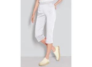 4064511421675 - Comfort Plus-Caprihose Modell Carina Capri Raphaela by Brax weiss 50