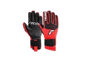 4060485354988 - Skihandschuhe REUSCH World Cup Warrior Neo Damen Gr 75 schwarz (schwarz rot) 90% Polyester 10% Ziegenleder mehrfarbig Klassisch Handschuhe mit praktischer Polsterung