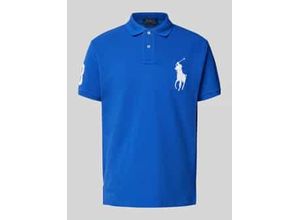 3616853651787 - Regular Fit Poloshirt mit Label-Stitching