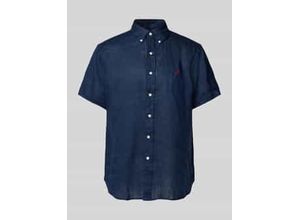 3616852951987 - Custom Fit Leinenhemd mit Button-Down-Kragen