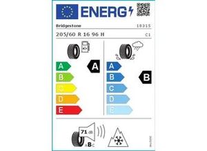 3286341831511 - BRIDGESTONE 205 60R16 96H - Weather Control A005 Ganzjahresreifen 18315