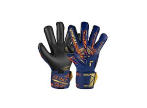 4060485473559 - Torwarthandschuhe REUSCH Attrakt Gold X Evolution Damen Gr 75 bunt (goldfarben blau) 74% Elastodien 21% Polyester 5% Polyamid mehrfarbig Sportlich Handschuhe mit Evolution Cut 4060485473559 - Torwarthandschuhe REUSCH Attrakt Gold X Evolution Damen Gr 75 bunt (goldfarben blau) 74% Elastodien 21% Polyester 5% Polyamid mehrfarbig Sportlich Handschuhe mit Evolution Cut
