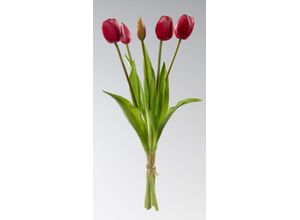 4041103907380 - Kunstblume TULPENBUND rot