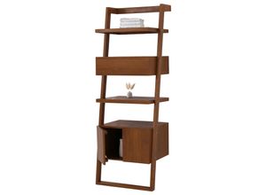 4057651704234 - Teak-Leiterregal MCW-M86 Badschrank Badregal Badezimmer hochwertiges B-Grade-Teak (Kernholz 20-30 Jahre) 170x60x45cm