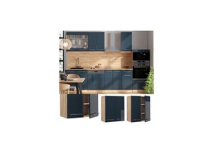 4066731407132 - Hängeschrank Fame-Line Dunkelblau Hochglanz 60 cm Vicco