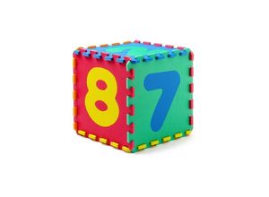 9008034553548 - Hausmann 20001577 - Toy Toy Toy - Schaumstoff Puzzle-Spielmatte mit Zahlen (10 Teile)