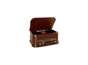 4260365794297 - Belle Epoque 1908 Retro-Microanlage USB CD MP3 Vinyl Holzgehäuse