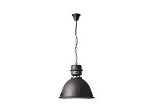 4004353338939 - Lampe Kiki Pendelleuchte 48cm schwarz korund 1x A60 E27 60W geeignet für Normallampen (nicht enthalten) Kette ist kürzbar - schwarz - Brilliant