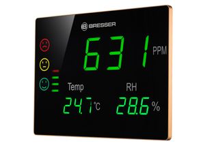 4007922071404 - BRESSER CO2-Messgerät Smile XXL mit CO2-Ampel und extragroßem LED-Display