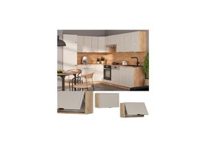 4066731452699 - Hängeschrank Fame-Line Eiche Grau-Beige gerahmt 60 cm flach