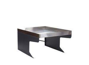 4057651541259 - XL Mähroboter-Garage mit Pflanzkasten MCW-G60 Dach Unterstand für Rasenmäher Metall 47x70x100cm ~ Edelstahl anthrazit