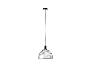 4004353390920 - Blacky Pendelleuchte 30cm schwarz matt 1x A60 E27 40W geeignet für Normallampen (nicht enthalten) - schwarz - Brilliant