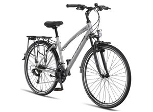 4260647780635 - Licorne Bike L-V-ATB Premium Trekking Bike in 28 Zoll - Fahrrad für Herren Jungen Mädchen und Damen - Shimano 21 Gang-Schaltung - Citybike - Männerfahrrad