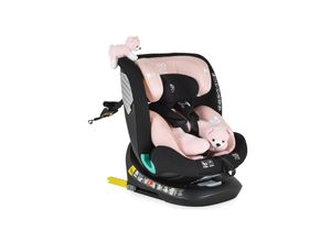 3801005151486 - Kindersitz Serengeti i-Size (40-150cm) Isofix Kuscheltier Nackenkissen rosa