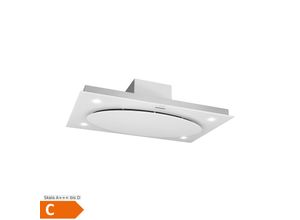 4260509683234 - Secret Service Deckenhaube Dunstabzugshaube 220W Touch Glas LED weiß - Weiß