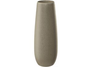 4024433012221 - ASA SELECTION Vase EASE (LBH 8x8x32 cm) LBH 8x8x32 cm grau Blumenvase Blumengefäß