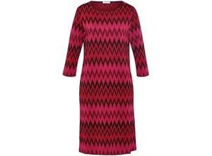 4065691733992 - Jersey-Kleid Rundhals-­Ausschnitt rot 38