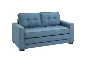 4251774950923 - Schlafsofa mit Sitzkissen blau 1475L x 75B x 85H cm loveseat schlafsofa mit klappmatratze sofa mit schlaffunktion