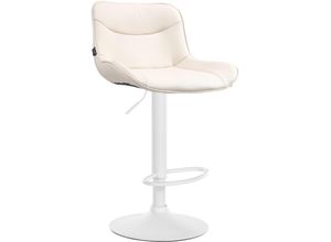 4255716310134 - Barhocker Vonore Kunstleder I Höhenverstellbar Und 360 Grad Drehbar I Mit Fußstütze Und Metallgestell I Trompetenfuß Und Bodenschoner