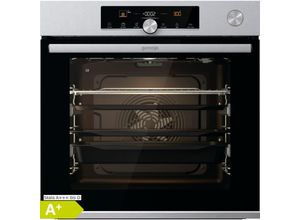 3838782557613 - GORENJE Backofen BPSA 6747 mit 2-fach-Teleskopauszug silberfarben